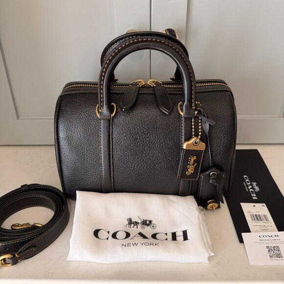 Coach | Bags | Coach Ruby 25 Satchel Black Excellent Condition | Poshmark